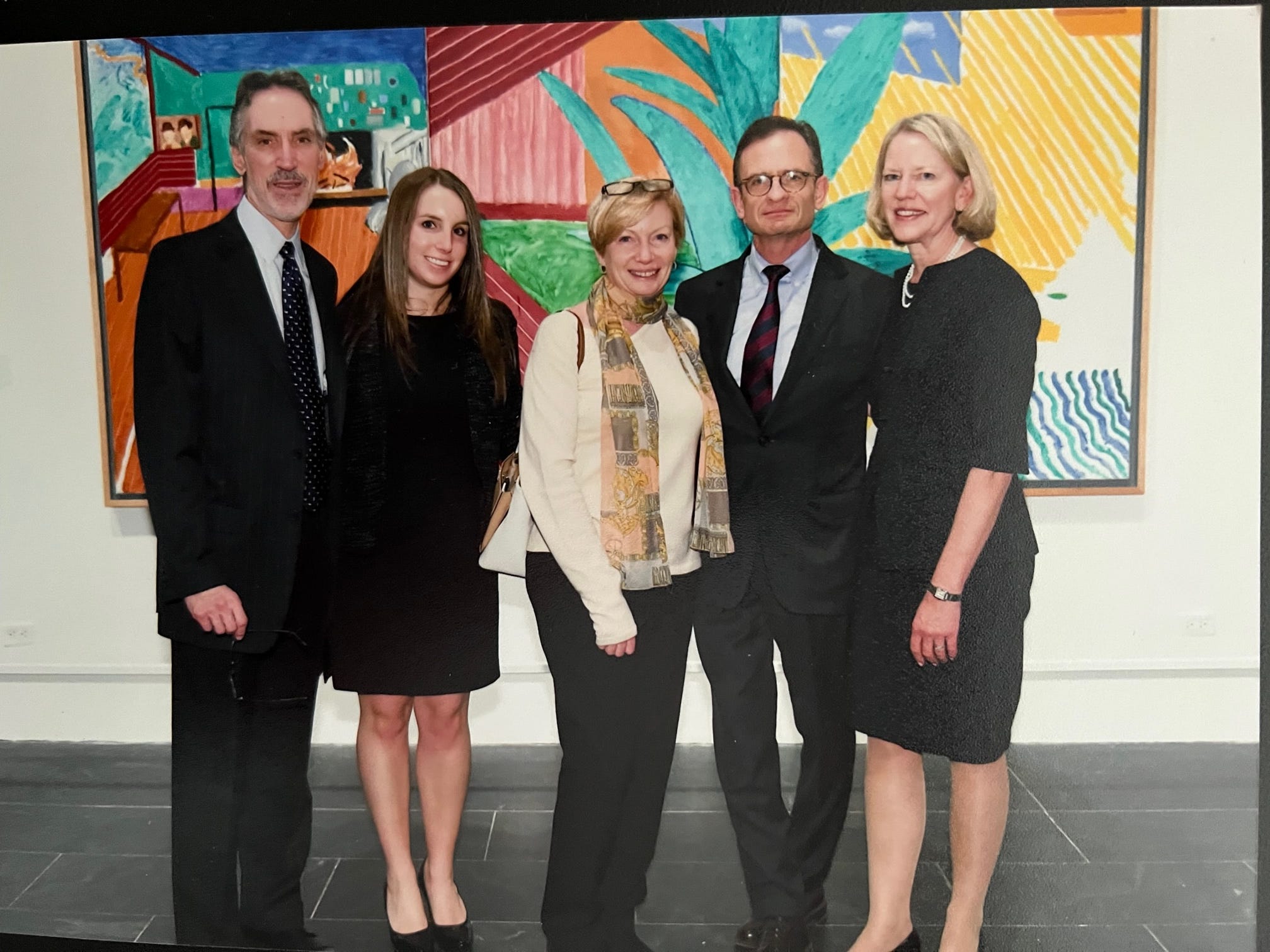 L-R - Daniel Engoron (1973), daughter Stacey Engoron (2007), wife Sara ...