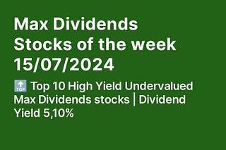Max Dividends | Substack