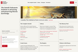 SNI Newsletter | Satoshi Nakamoto Institute | Substack
