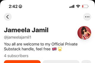 A Low Desire To Please with Jameela Jamil | Substack