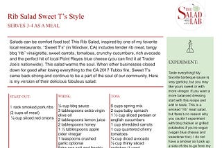 The Salad Lab’s Substack | Substack