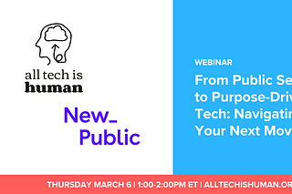 All Tech Is Human's Responsible Tech Careers | Substack