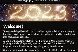 Captain's Log | Chris Boden | Substack