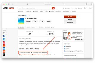 Listen Notes Monthly Updates | Wenbin Fang | Substack