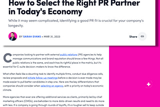 PR@ctical | Sarah Evans | Substack