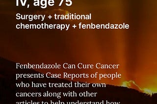 Fenbendazole Can Cure Cancer | Ben Fen | Substack