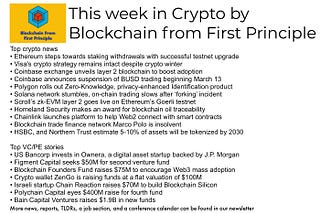 Blockchain From First Principle | Filip Novakovic | Substack