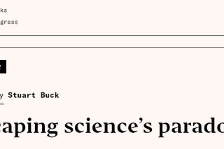 The Good Science Project | Stuart Buck | Substack