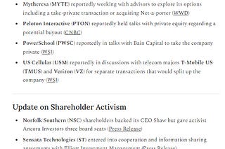 The Special Situation Report | David Paolella | Substack