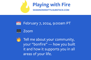 Playing with Fire | Shannon Watts | Substack