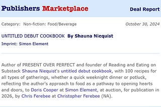 Reading & Eating | Shauna Niequist | Substack