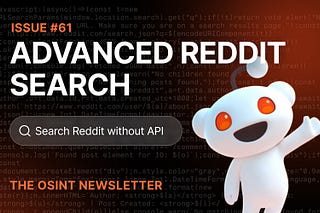 The OSINT Newsletter | Jake Creps | Substack