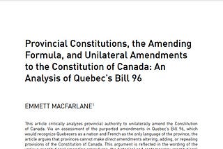 Declarations of Invalidity | Emmett Macfarlane | Substack