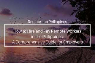 Remote Job Philippines | Substack