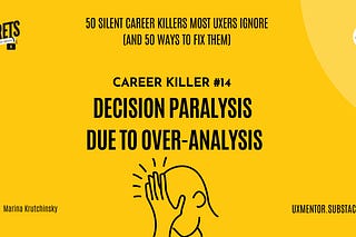 UX Mentor Diaries | Marina Krutchinsky | Substack