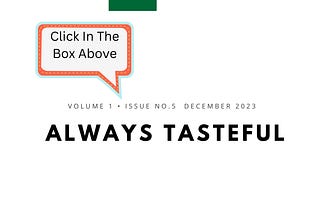 Paul Folger's Always Tasteful | Substack