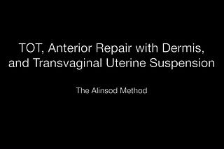 Cosmetic Gynecology Newsletter | Red Alinsod, MD | Substack