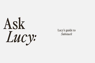 Studio 168 | Lucy Moon | Substack