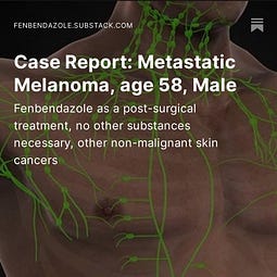 Fenbendazole Can Cure Cancer | Ben Fen | Substack