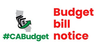 #CABudget info | Jason Sisney | Substack
