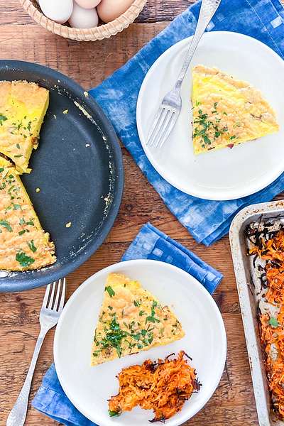 starbucks egg bite copycat frittata - by Caroline Chambers
