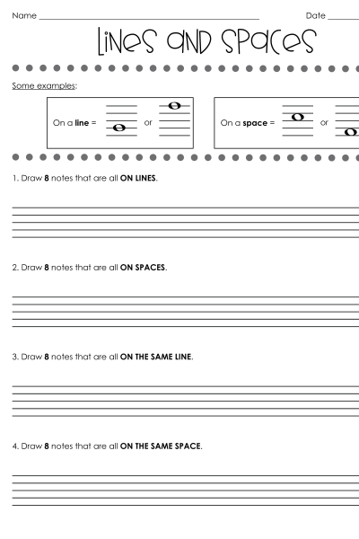 5 Activities To Teach Lines and Spaces In The Elementary Music Classroom
