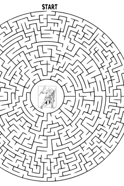 Theseus, Ariadne, and the Minotaur - by Classical Wisdom