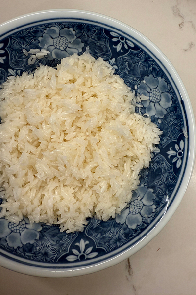 how to cook white jasmine rice in microwave