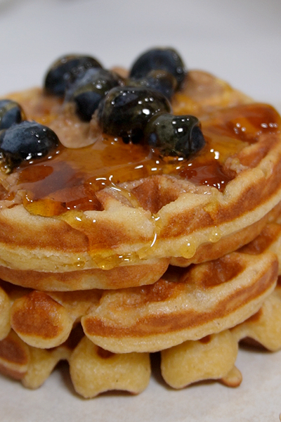 are eggo blueberry waffles healthy