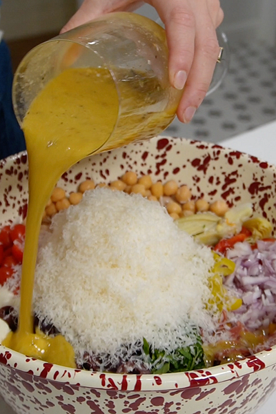 Antipasto Dense Bean Salad - by Violet Witchel
