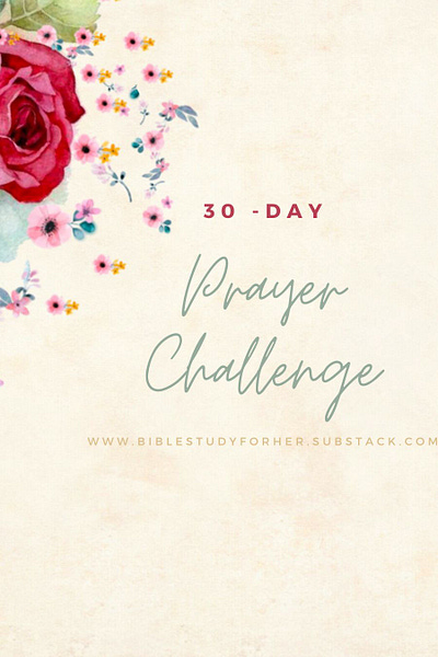 30 Day Prayer Challenge Pdf Printable By Heather Bixler
