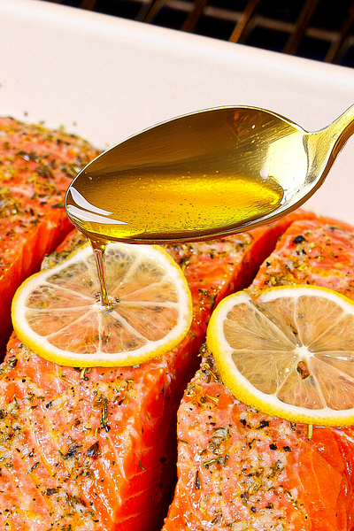 Baked salmon - by Sophie - Essen Recipes