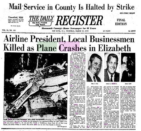 New Jersey’s Most Expensive Plane Crash - Bill Taylor