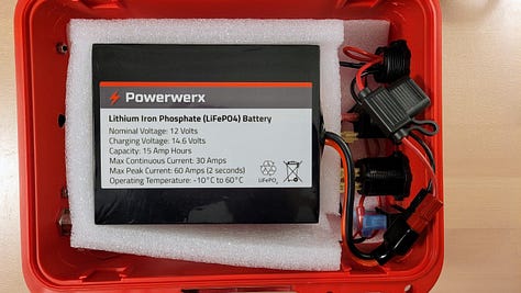 Portable power and physical comparison of antennas