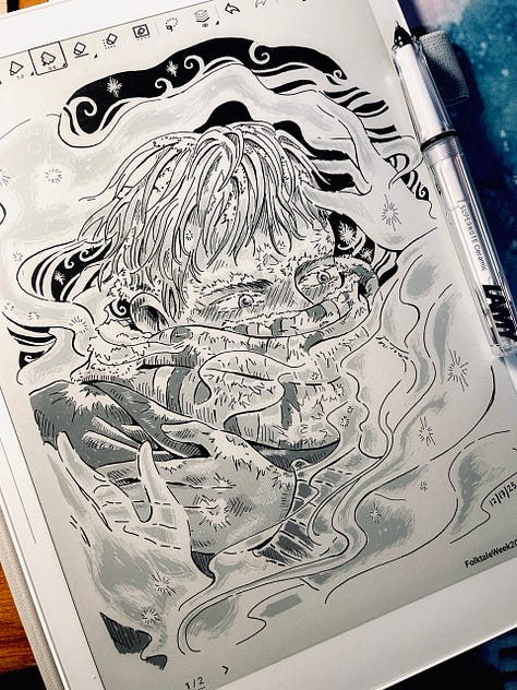 Artist Review of the Supernote Manta A5 X2 - by atisumuffin