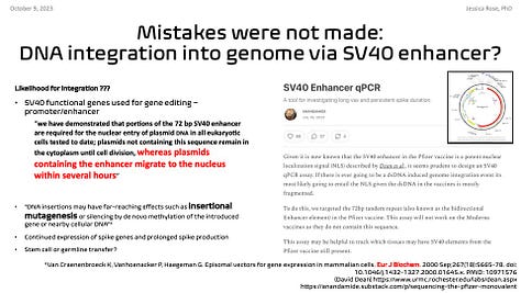 My slide deck for the Expert Hearing on Reports of DNA Contamination in ...