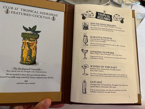 Our Dinner at Club 33 – DCL Duo Podcast and Vlog