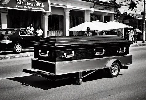 The Three-Wheel Coffin - by Michael Sean Harris