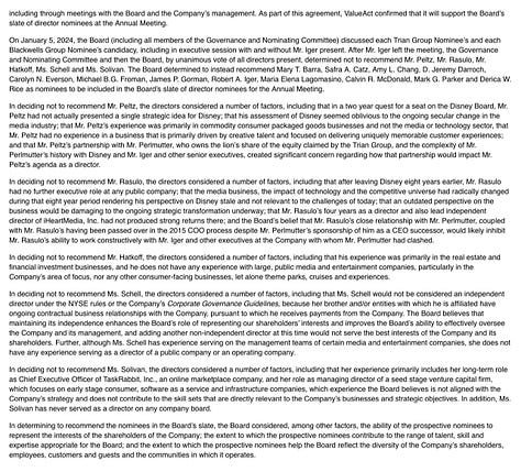 The Disney Proxy - Mr. CorpGov Substack