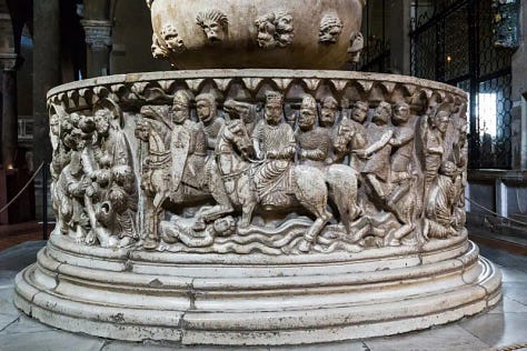 The Baptism of Christ and the Golden Age of the Baptismal Font