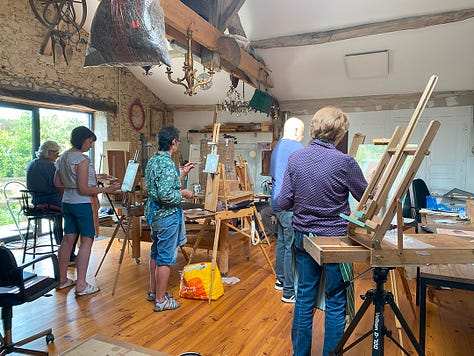 News about my upcoming painting workshop in France and the next ...