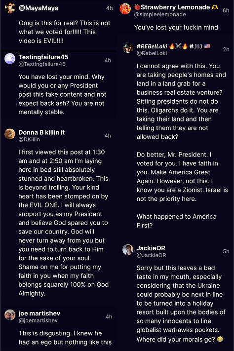 JESUS vs TRUMP - by Shane Almgren - The Trumpland Diary