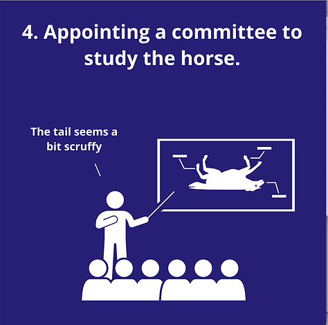 The Dead Horse Theory: A Cautionary Tale for Entrepreneurs