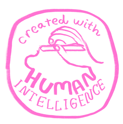 Human Intelligence Badge - by Beth Spencer