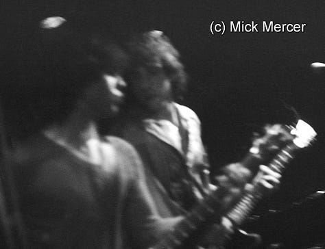RICH KIDS at the Vortex, 1977 - Mick Mercer's Panache