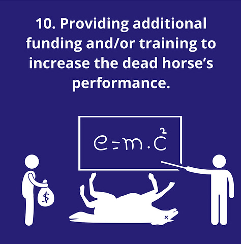 The Dead Horse Theory: A Cautionary Tale for Entrepreneurs