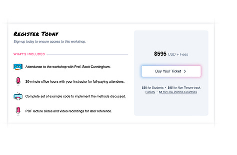 Workshop announcement: Difference-in-differences (Causal 2)