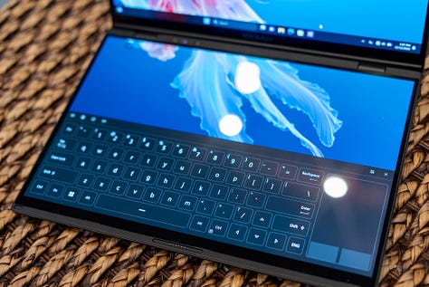 The Asus ZenBook Duo is the greatest dual screen laptop I’ve used