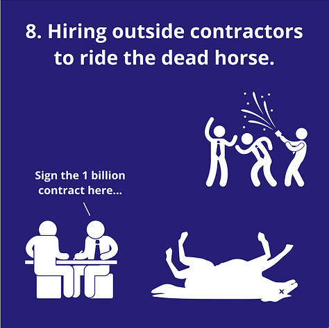 The Dead Horse Theory: A Cautionary Tale for Entrepreneurs