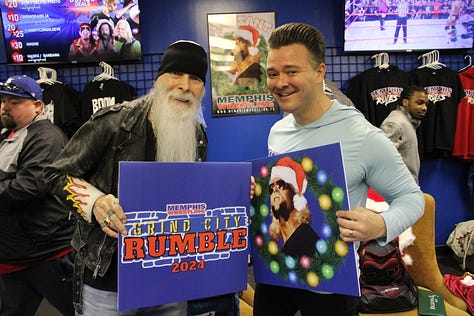 "Handsome" Jimmy Valiant is glad to be home